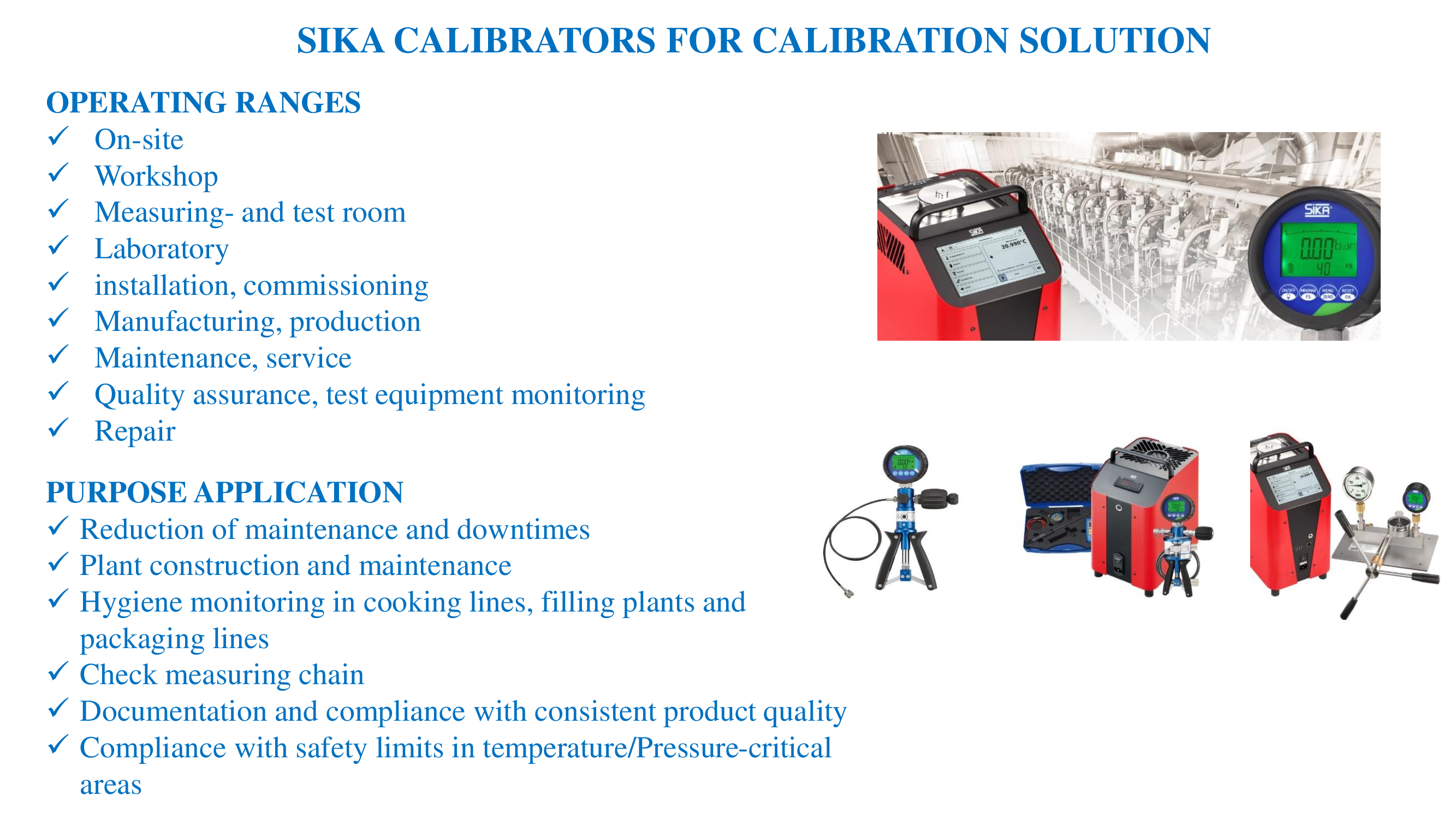 SIKA TEMPERATURE CALIBRATOR - HOP VIET TECH CO., LTD